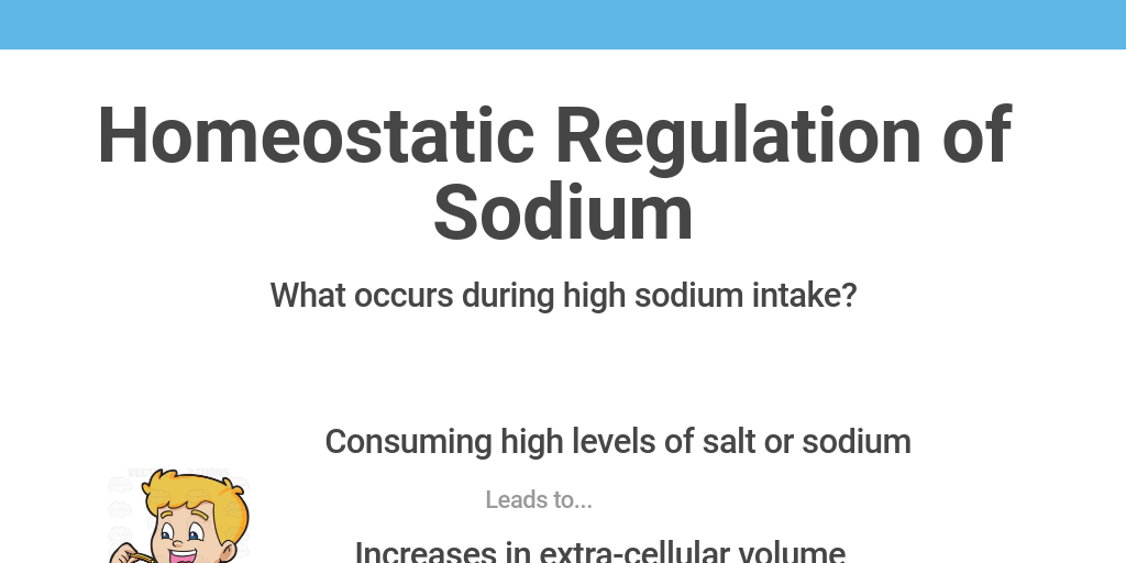 Homeostatic Sodium Regulation - Infogram