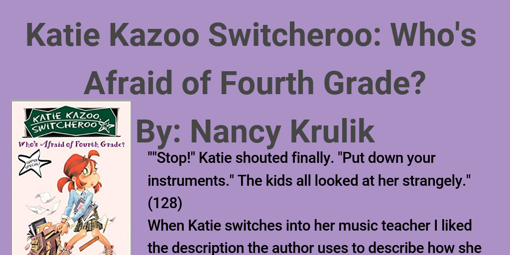 Who's Afraid of Fourth grade? by Hannah Hess - Infogram