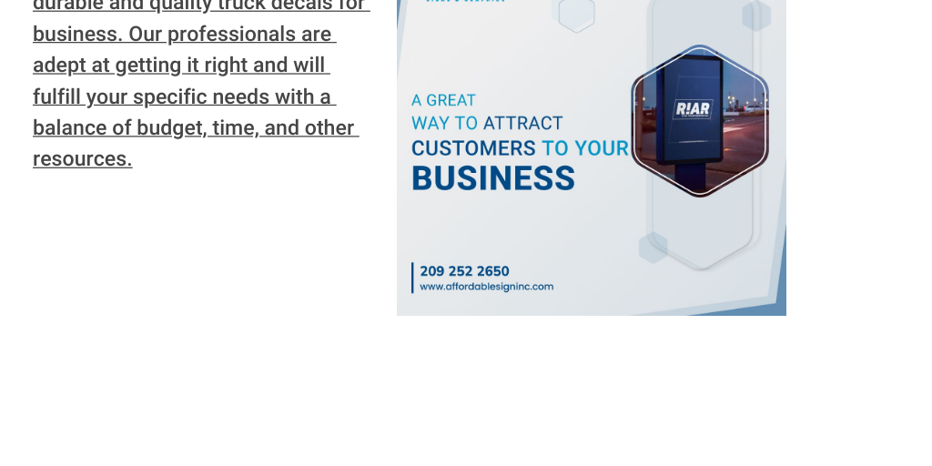 Truck Door Lettering-Affordable sign by Affordable Signs & Graphics ...