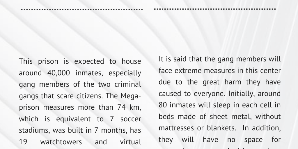 MEGA-PRISON by Manuela Martinez - Infogram