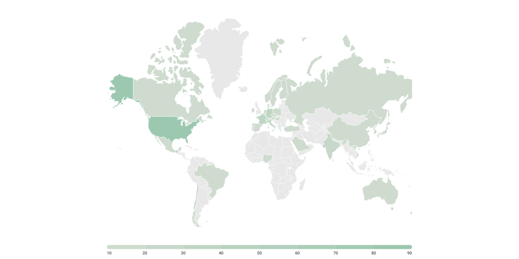 Map of ICMS Visitors 2016 by ICMS 2017 - Infogram