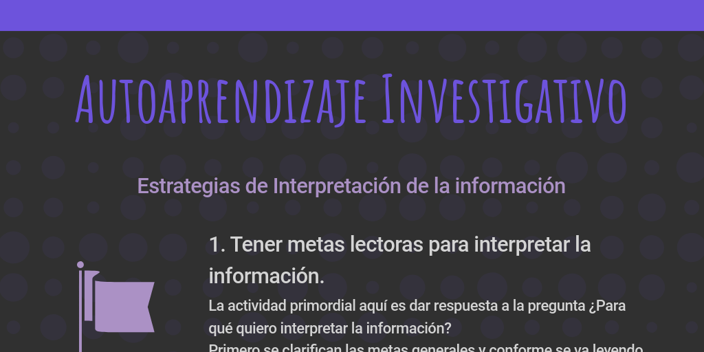 Estrategias para interpretar la información by Alondra Galvez - Infogram
