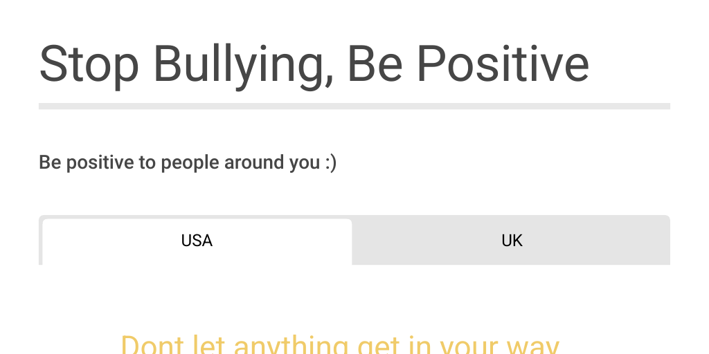 Anti-Bullying Chart by Alyssa M Particelli - Infogram