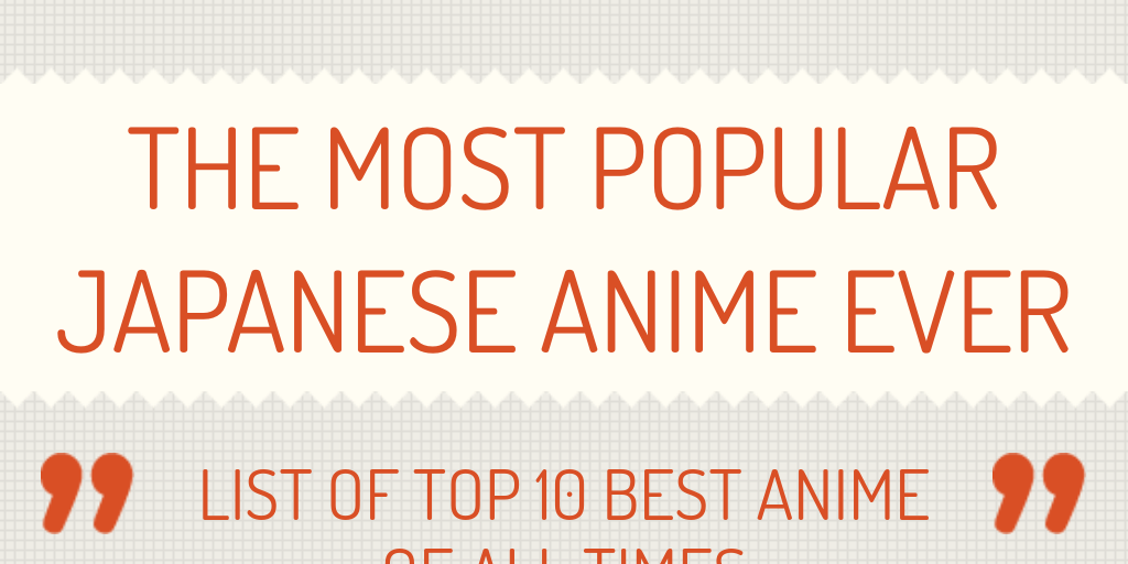 The Most Popular Japanese Anime Ever by anime - Infogram