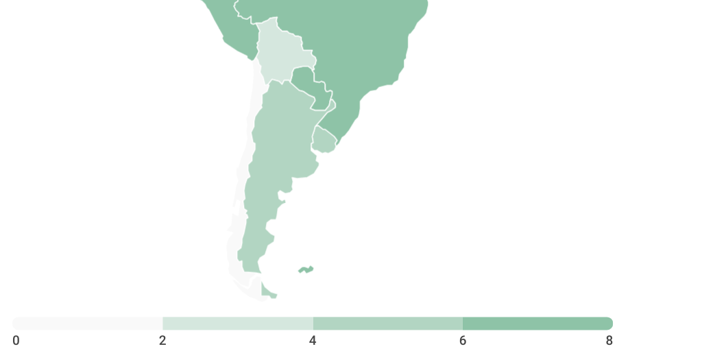 South America Map by Fernanda Silvano - Infogram