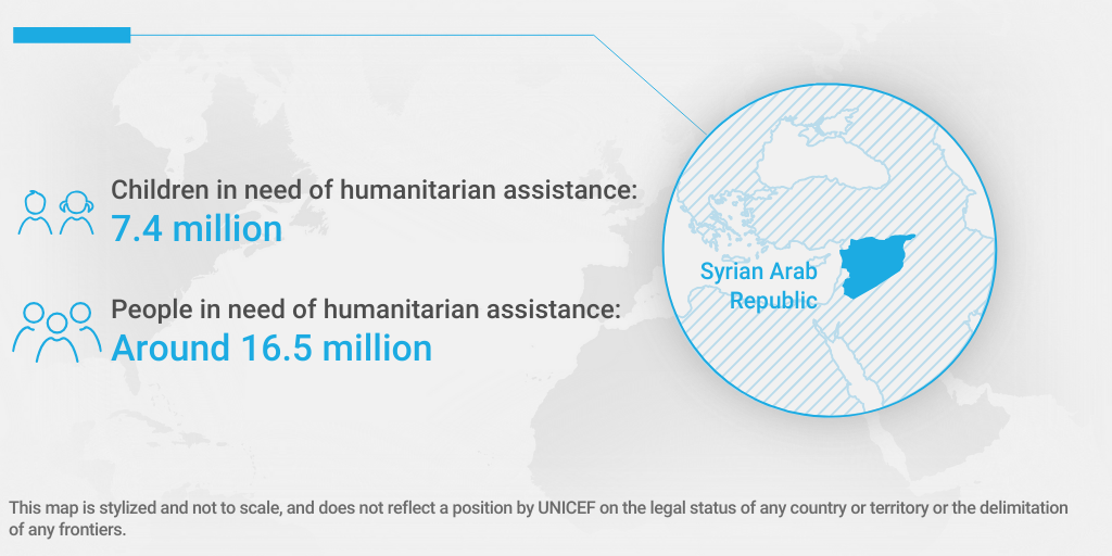 UNICEF: Syrian map infographic - Infogram