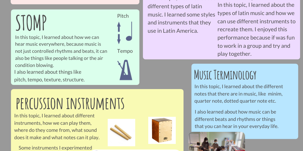 Music Poster by Anaisha SHAH - Infogram