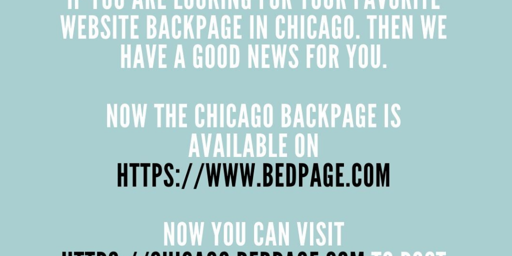Backpage Chicago by Bedpage Classifieds - Infogram