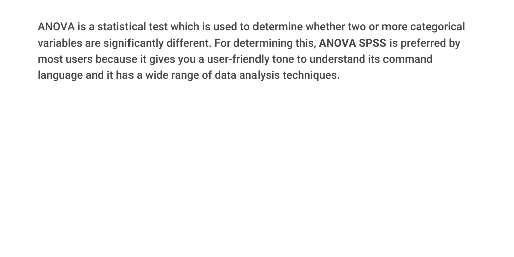 10 easy steps to perform the ANOVA test with SPSS - Infogram