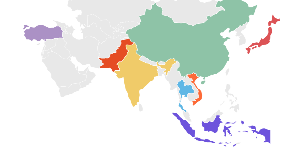 Asia Map by Siying Zheng - Infogram