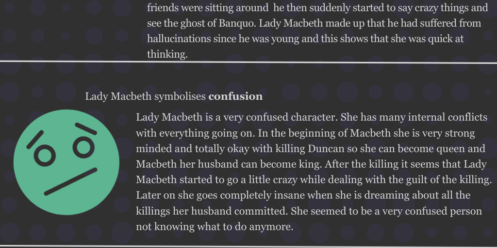 Macbeth infographic by Sarah Stuart - Infogram