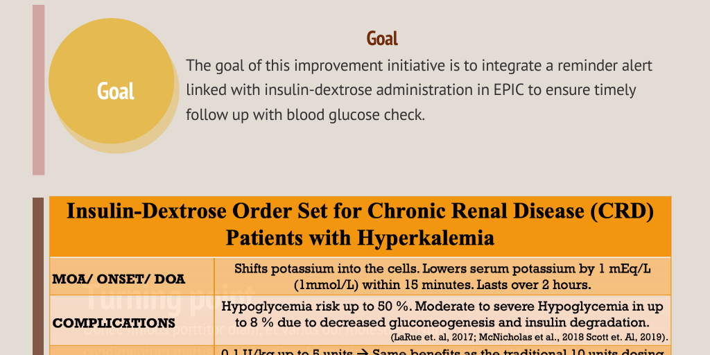 Prevention Of Perioperative Hypoglycemia Related Complications With Insulin Dextrose Treatment