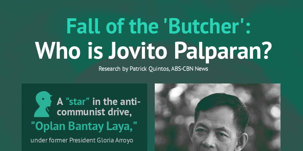 Fall of the Butcher: Who is Jovito Palparan? by ABS-CBN NEWS - Infogram