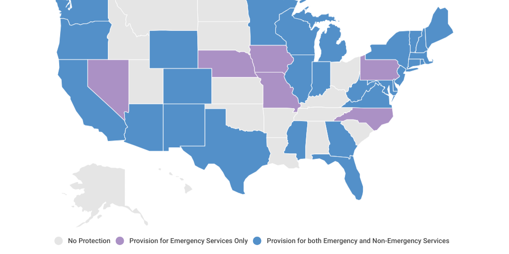 Overview Map: Surprise Billing - Infogram