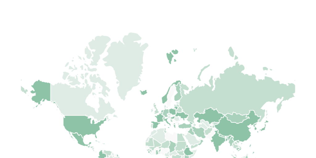 World map by C S - Infogram