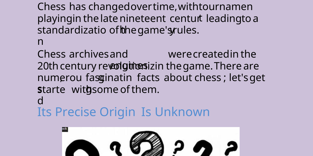 Interesting Facts About Chess.pptx by Royal Chess Mall - Infogram