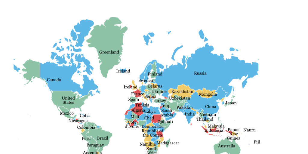 World Map by Gloria Jiménez - Infogram
