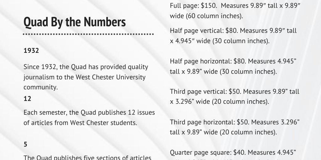 The Quad Infographic by Erick K - Infogram