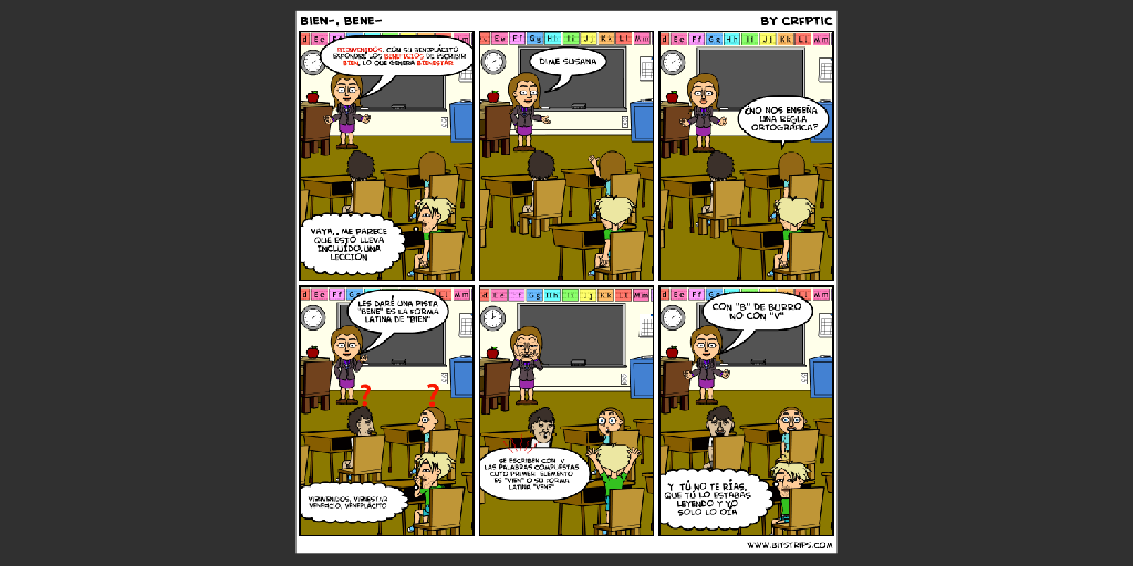 Uso de la B y V Bien- , BIene- by Santiago Palacios - Infogram