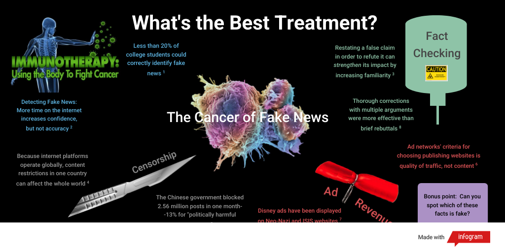 Fake News Infographic by Karin Kemp - Infogram