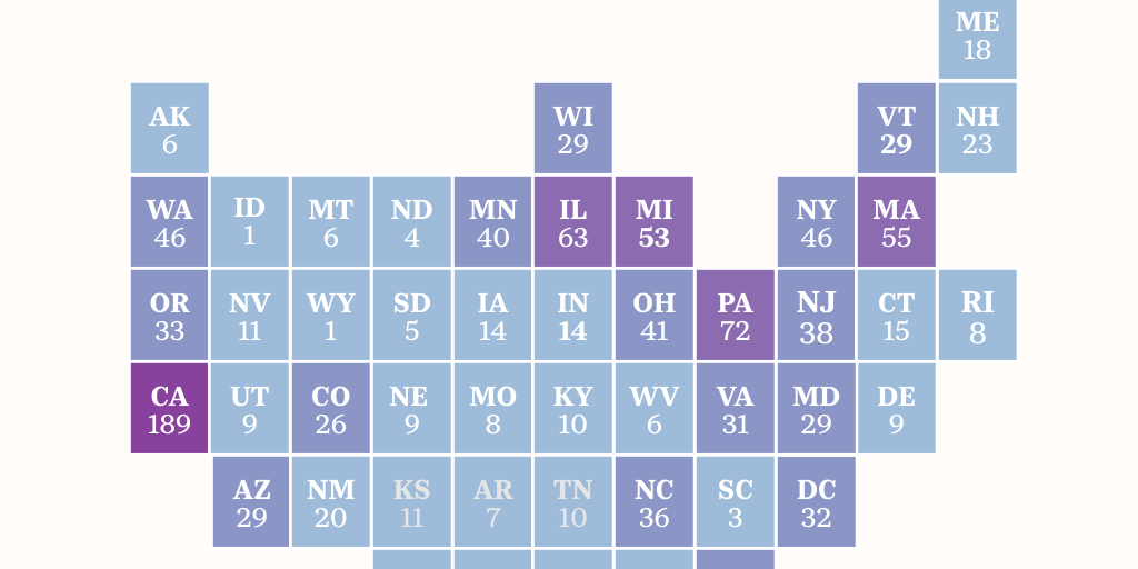 LGBTQ map by USAT - Graphics - Infogram