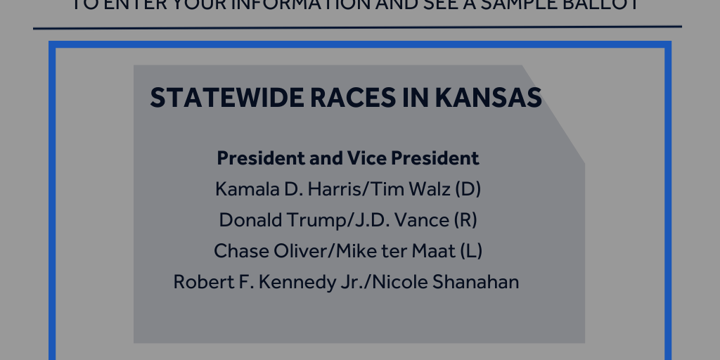 Kansas ballot finder by Hearst - Infogram