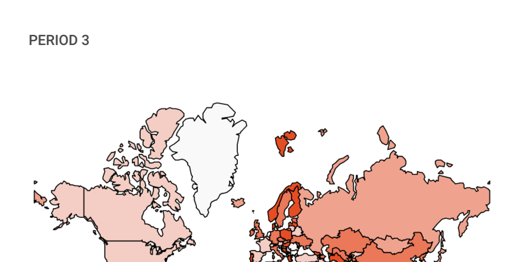 World map by Suzanne Shanks - Infogram