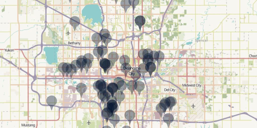 2025 OKC Homicide Map by Hearst - Infogram
