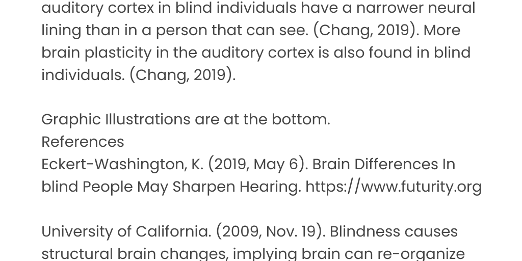 Brain Structure and Blindness by Sophia Henry - Infogram
