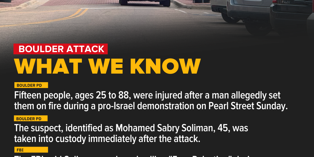 What we know about Boulder attack by Denver7 News - Infogram