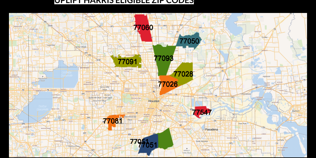 UPLIFT Harris Zip Code Map by KPRC Click2Houston - Infogram