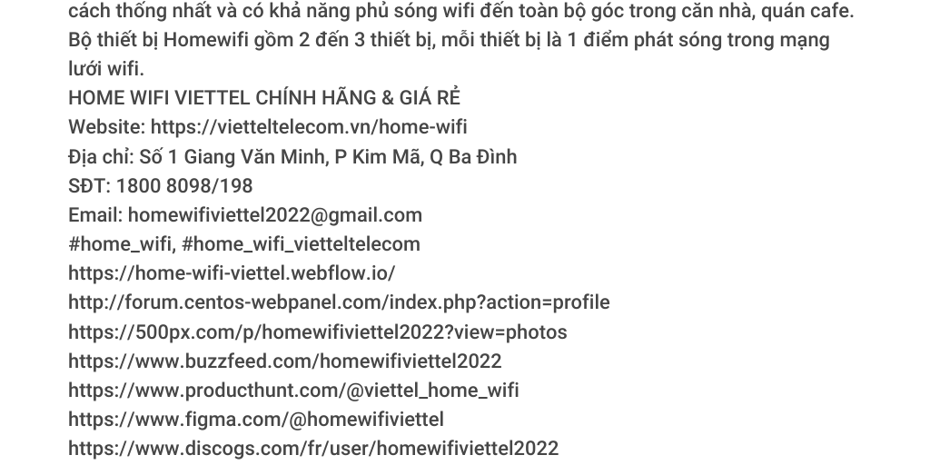 Home Wifi Viettel by Home Wifi Viettel - Infogram
