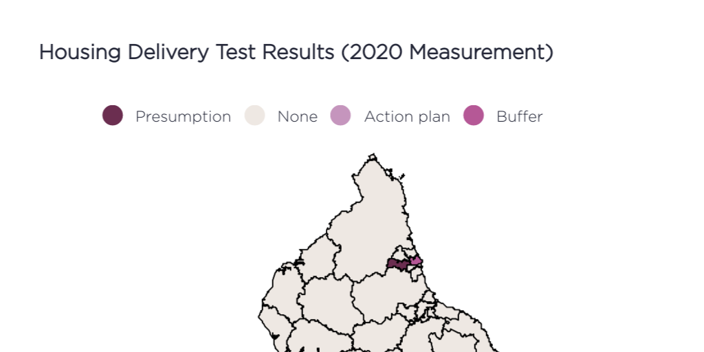 Figure 3 – Housing Delivery Test Results (2020 Measurement) by ...