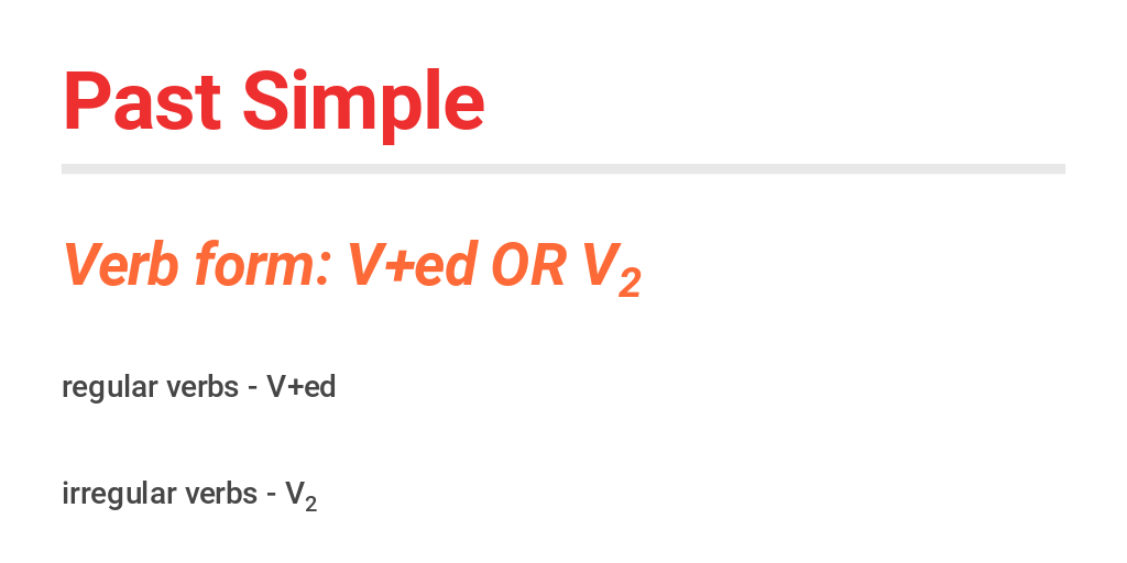 Copy: Past Simple - Infogram