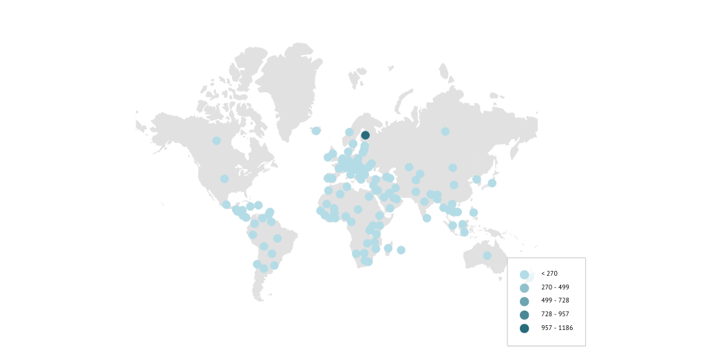 Sample: Sample Map: The Human Capital Index by li dongyang - Infogram