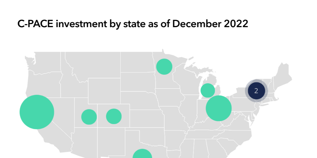 C-PACE map by REC USA - Infogram