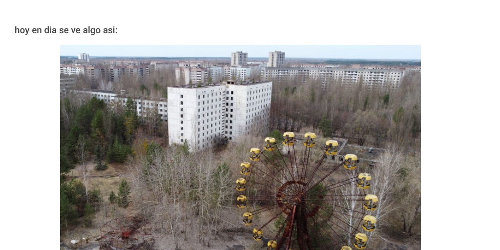 CHERNOBYL by Pedro Adair Castillo - Infogram