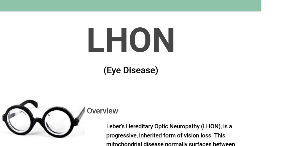 LHON disease by Gabriel Wiley - Infogram