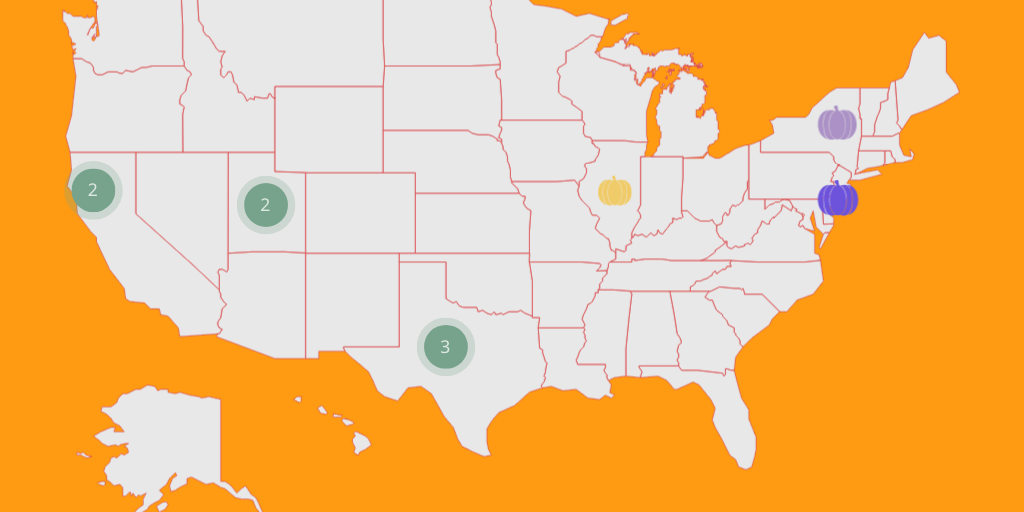 Top zip codes for trick-or-treating by FOX TV Digital Team - Infogram