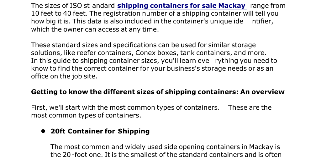Shipping Container Dimensions & Sizes – The Ultimate Guide by Shipping ...