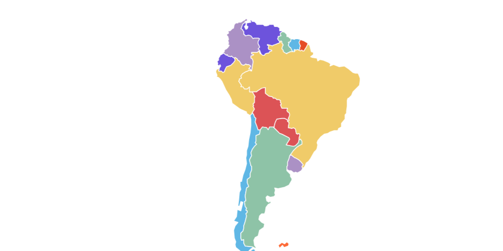 South America Map by Angie Katerin Duarte Chavarria - Infogram