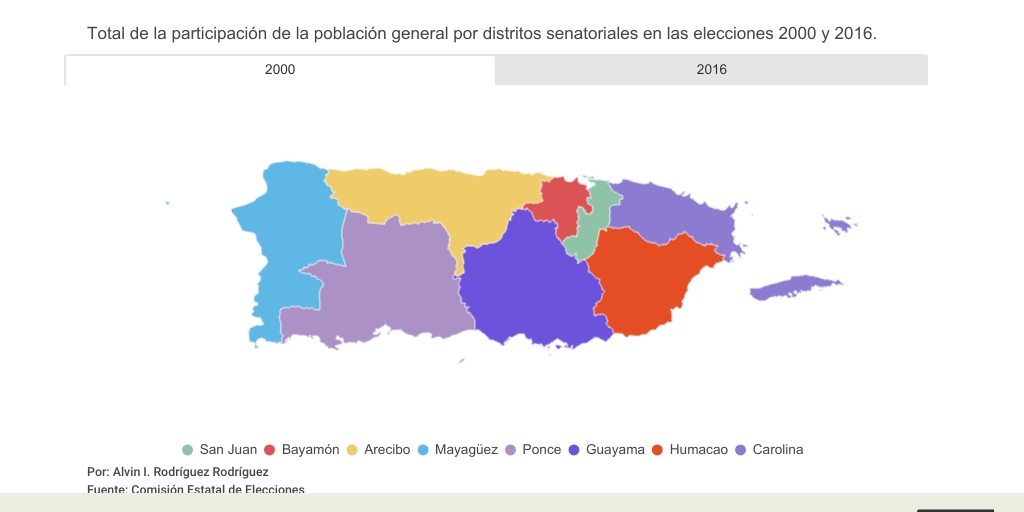 Distritos senatoriales - Infogram