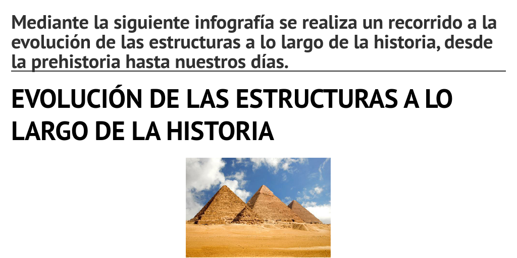 EVOLUCIÓN DE LAS ESTRUCTURAS A LO LARGO DE LA HISTORIA by DANIEL TORRES ...