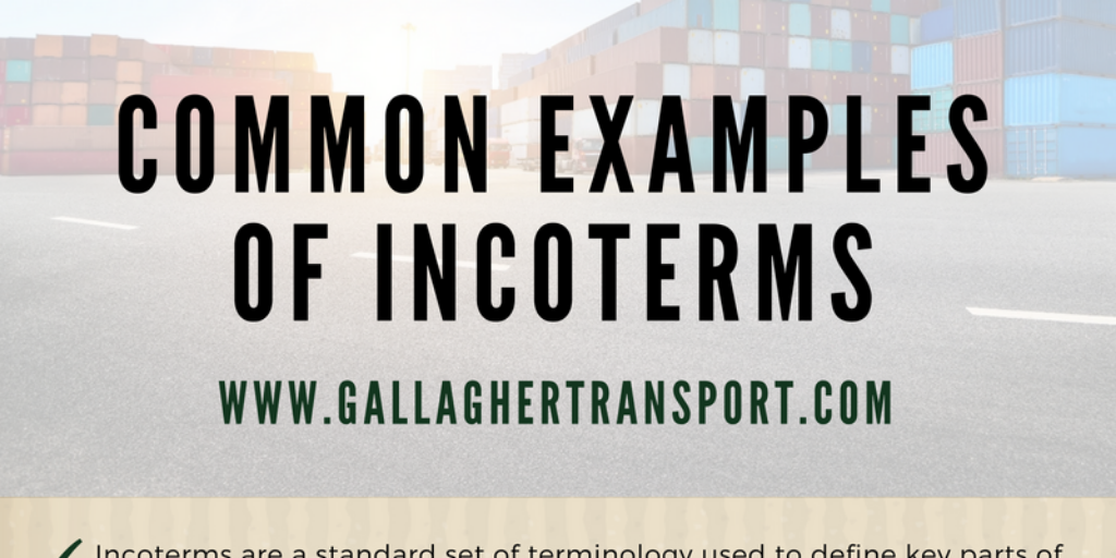 Common Examples of Incoterms Infographics - Infogram