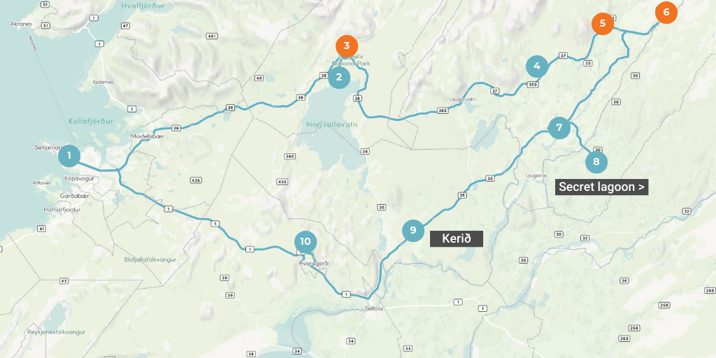 Golden Circle Map - Infogram