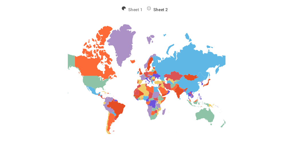 Map of the top 5 Countries that Make The Clothes On your back by Kyla ...
