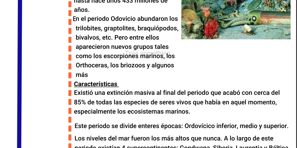 Eras y Periodos Geológicos - Infogram