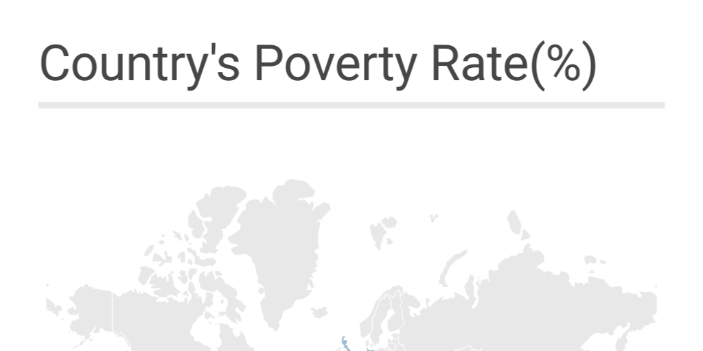 Poverty Rate World Map - Infogram