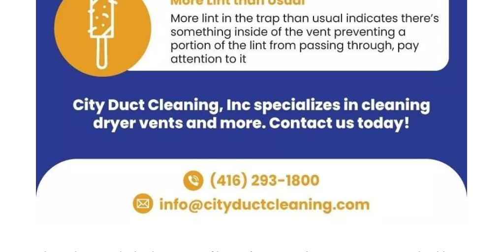 Signs That You Need Dryer Vent Cleaning - Infogram