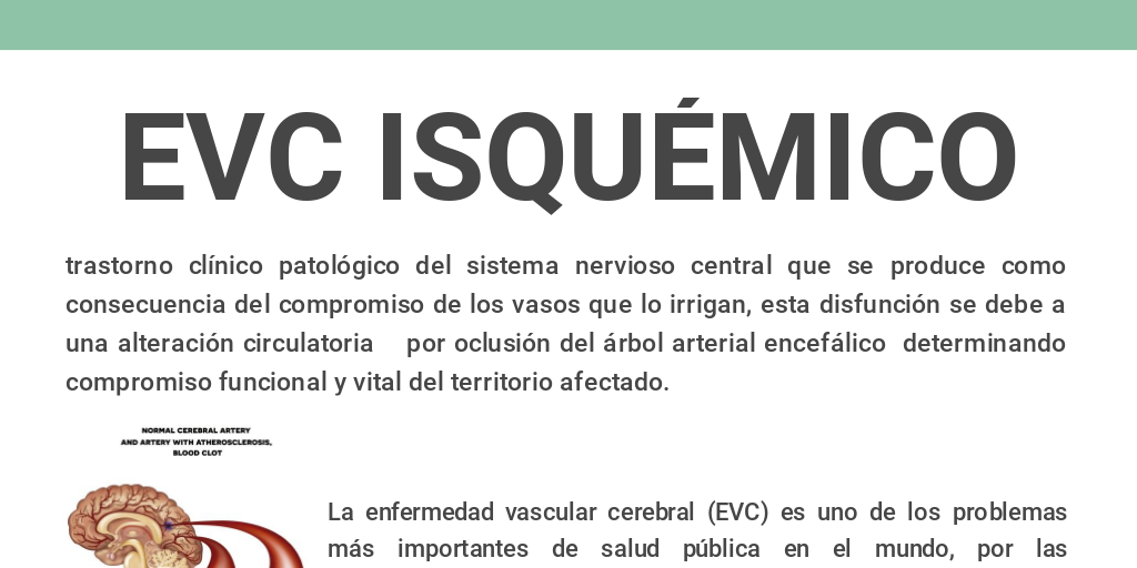 Copy: evc isquemico - Infogram